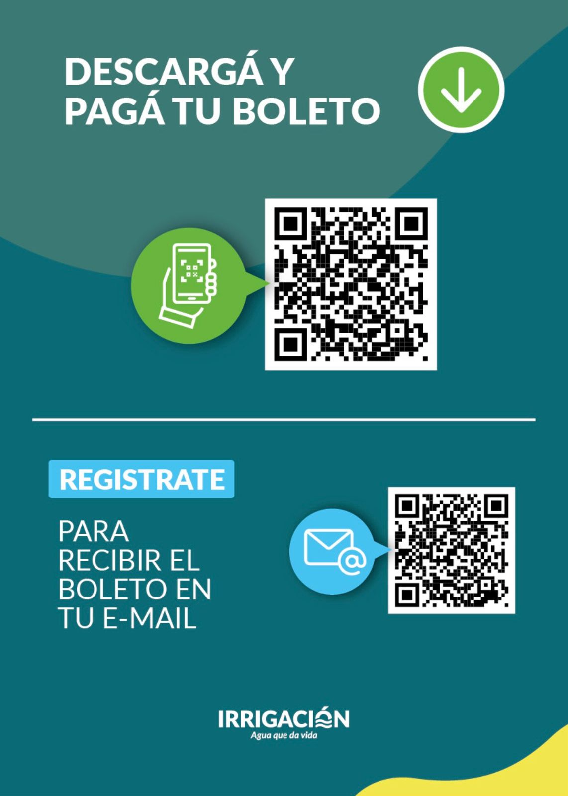 En Irrigación, ya podes descargar tu boleto online - Infouco