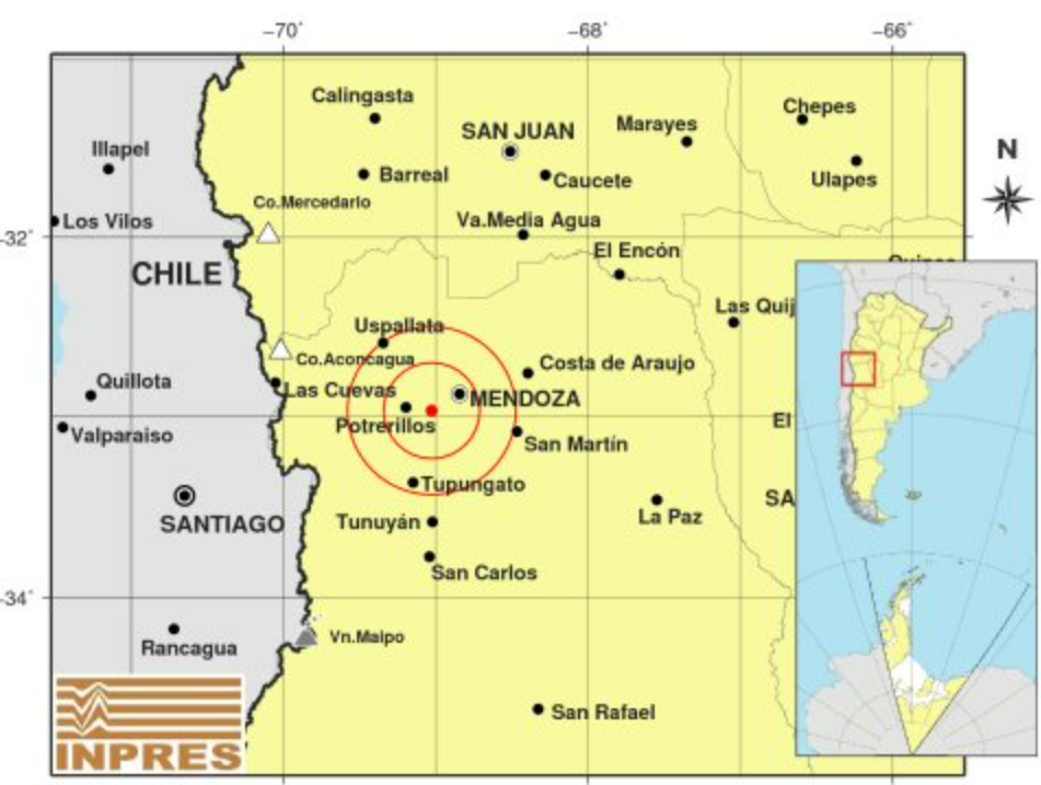 Tembló y se sintió fuerte en el Valle de Uco - Infouco